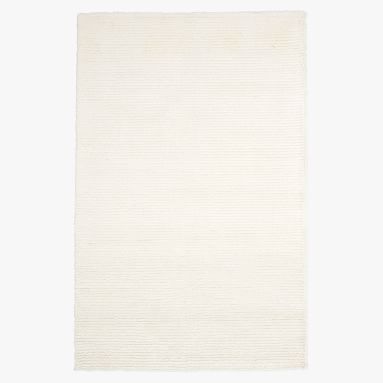 Ribbed Wool Rug - Slate Blue | Pottery Barn Teen