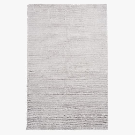 Ribbed Wool Rug - Slate Blue | Pottery Barn Teen