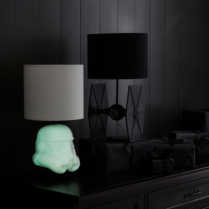 Star Wars™ Stormtrooper Glow-in-the-Dark Table Lamp | Pottery Barn Teen