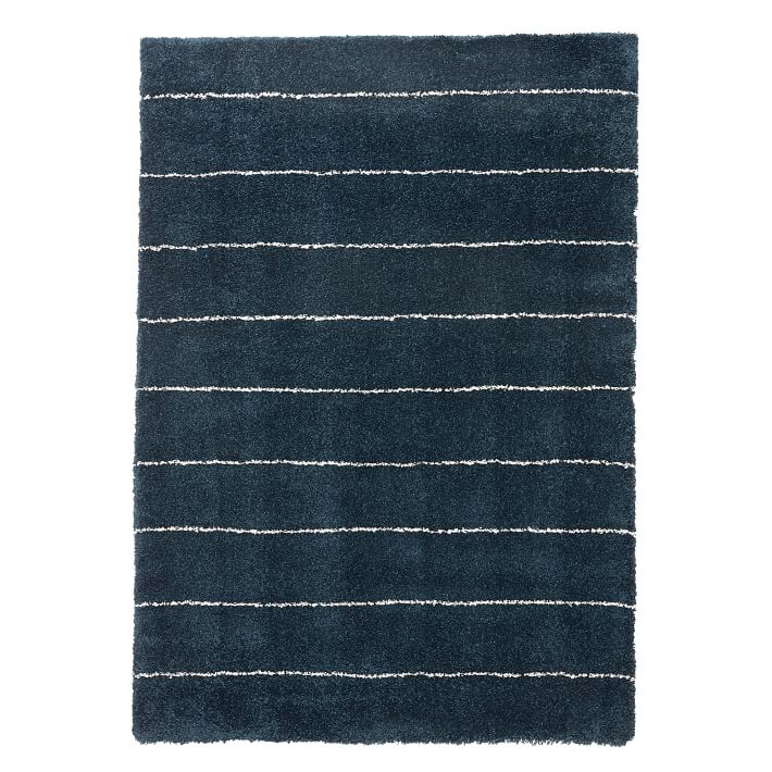 Striped Shag Dorm Rug | Pottery Barn Teen