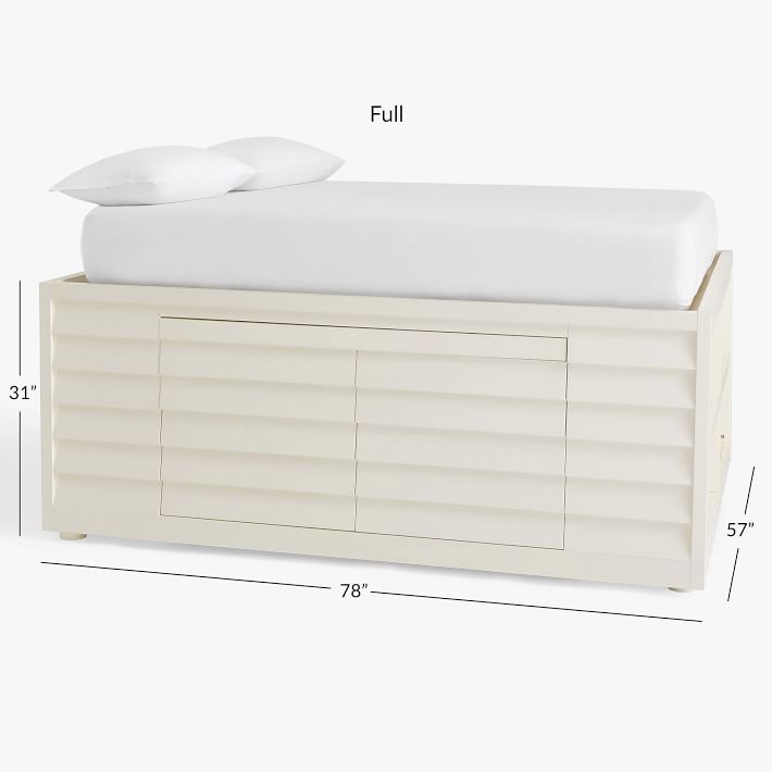 west elm x pbt Pippa Captain's Bed | Pottery Barn Teen