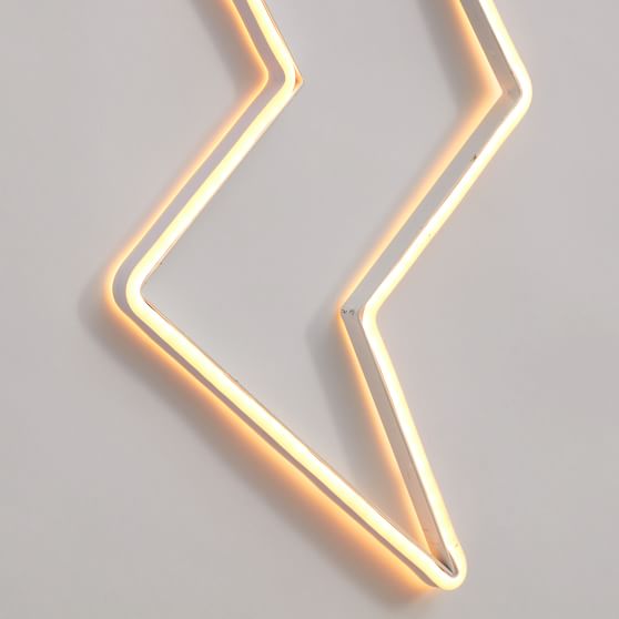 Micro Lightning Bolt Light | Pottery Barn Teen