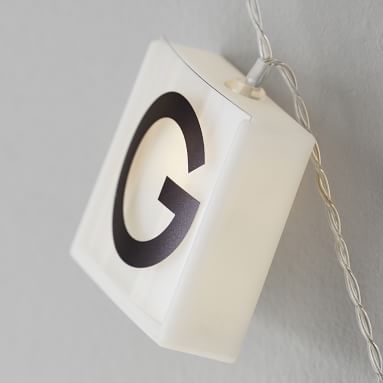 Personalized Light Box String Lights | Pottery Barn Teen