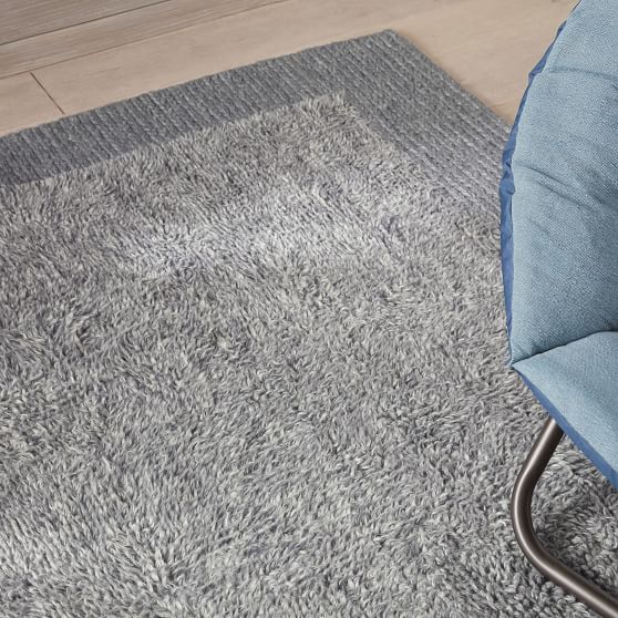 River Border Rug - Faded Navy | Pottery Barn Teen