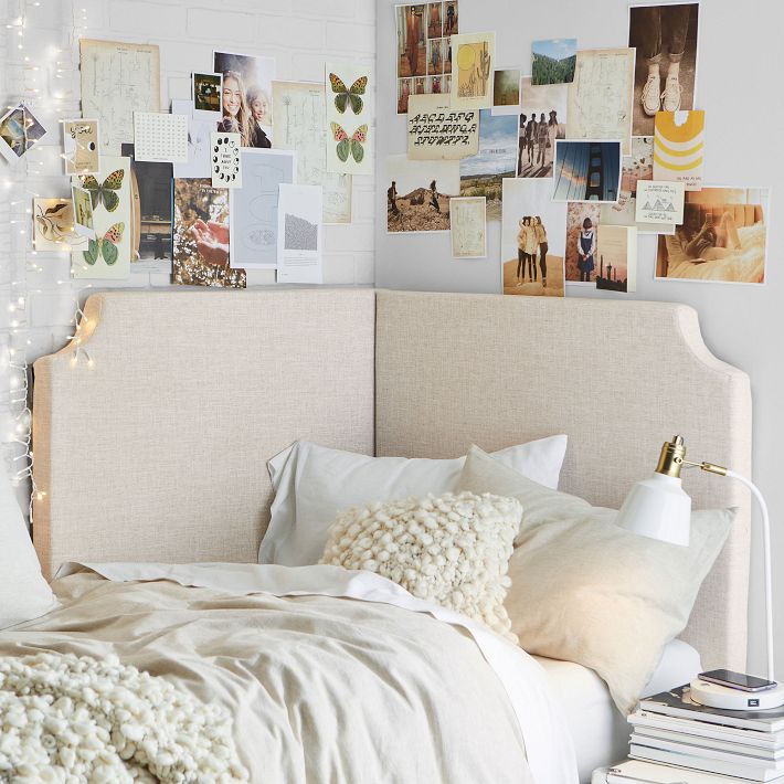 Auburn Wall Corner Headboard | Pottery Barn Teen
