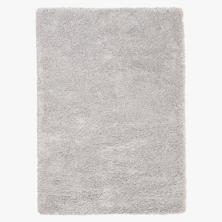 Light Gray Performance Luxe Shag Rug | Teen Rug | Pottery Barn Teen