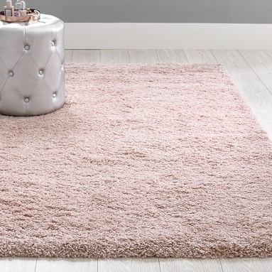 Blush Performance Luxe Shag Rug | Teen Rug | Pottery Barn Teen