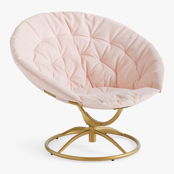 Pink Swivel Chair | Pottery Barn Teen