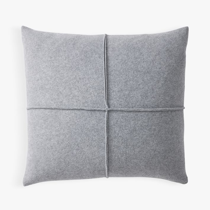 Sweatshirt Patched Pillow Cover | Pottery Barn Teen