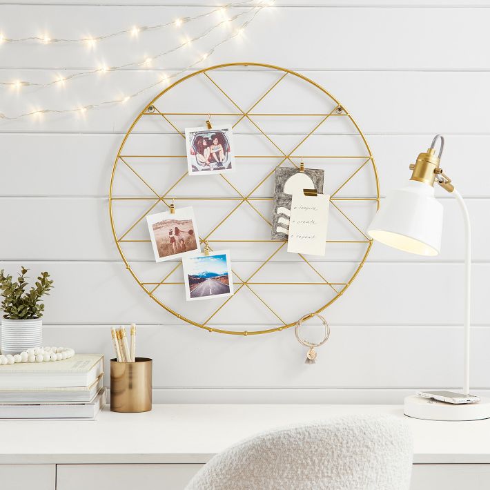 Round Metal Photo Grid | Pottery Barn Teen