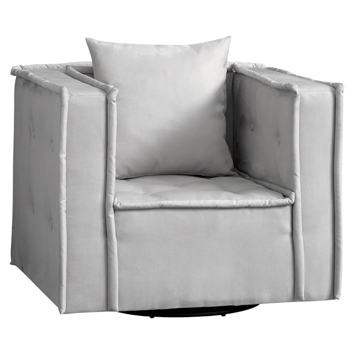 Cushy Swivel Chair | Lounge Chair | Pottery Barn Teen
