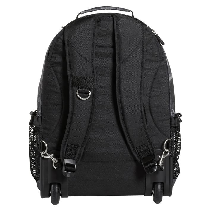 Gray Camo Rolling Backpack For Teens | Pottery Barn Teen