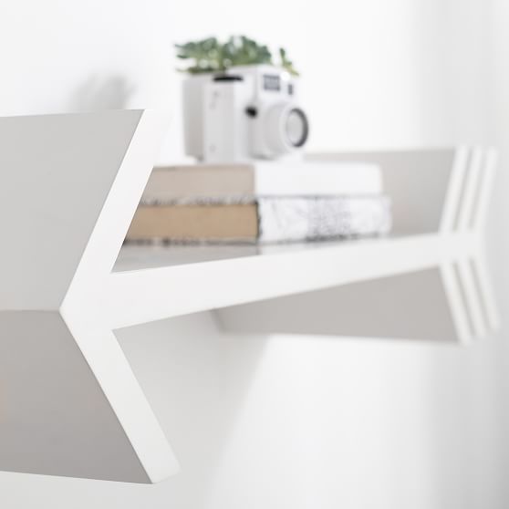 Arrow Floating Shelf | Pottery Barn Teen