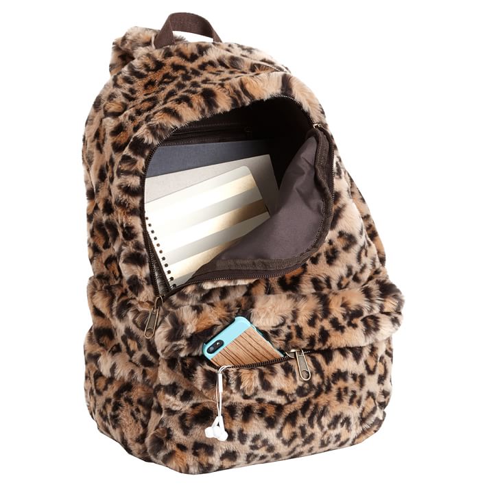 Faux Fur Cheetah Teen Backpack | Pottery Barn Teen