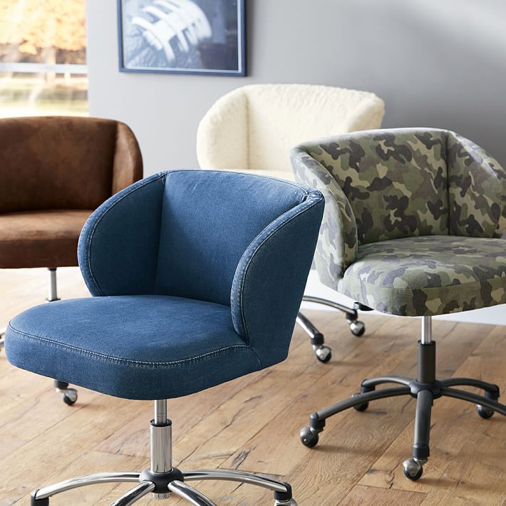 Northfield Camo Wingback Desk Chair| Desk Chair | Pottery Barn Teen