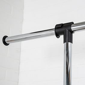 Adjustable Double Bar Rack | Dorm Closet Organizer | Pottery Barn Teen