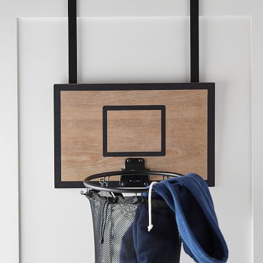 Basketball Hoop Over The Door Laundry Hamper | Pottery Barn Teen