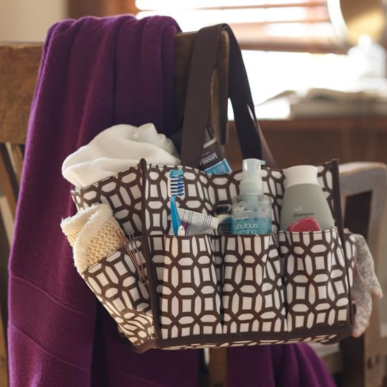 Geo Bath Beauty Bin | Makeup Organizers | Pottery Barn Teen