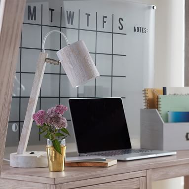 Wooden Task Lamp with USB | Teen Lamp | Pottery Barn Teen