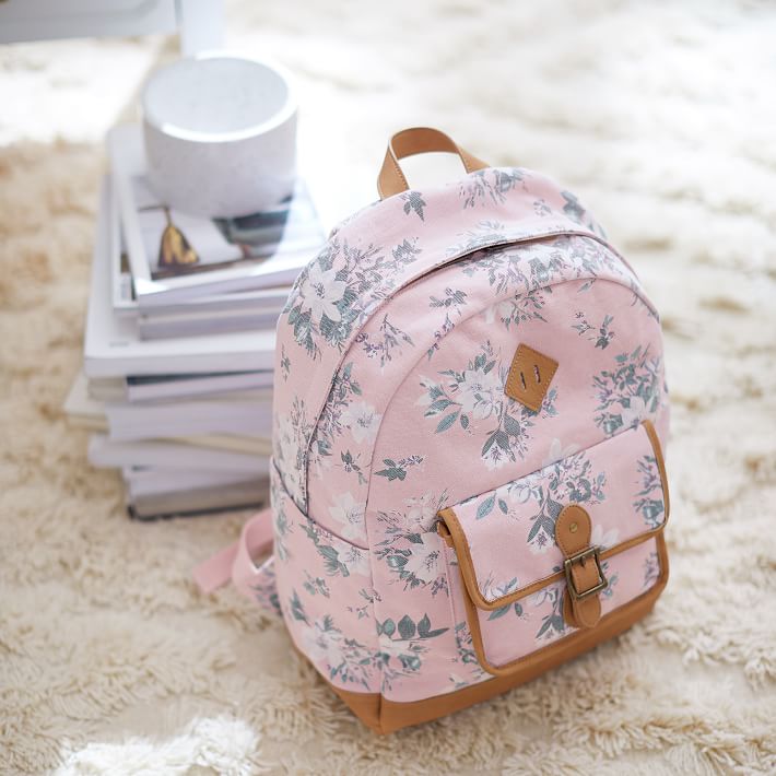 Soft Pink Camilla Floral Teen Backpack | Pottery Barn Teen