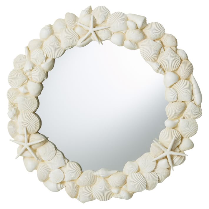 Shell Decorative Mirror | Pottery Barn Teen