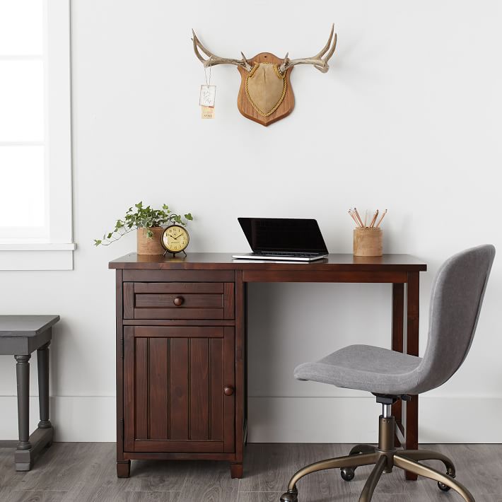 Beadboard Space-Saving Desk | Pottery Barn Teen