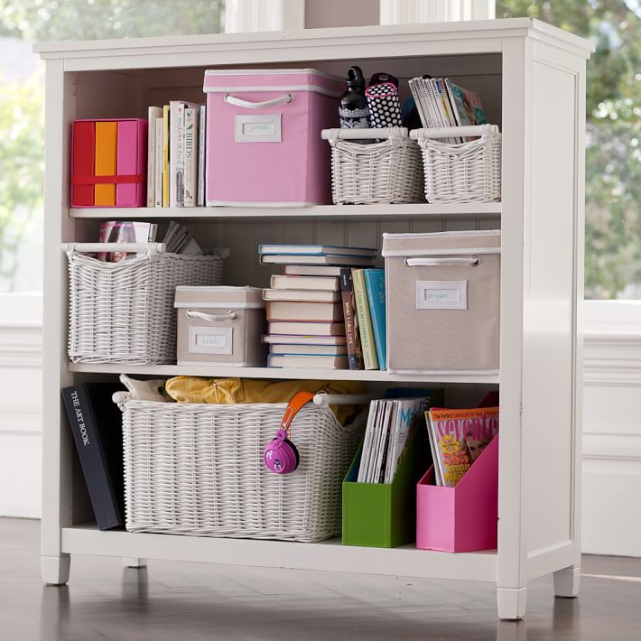 Beadboard 43" Wide Bookcase | Pottery Barn Teen