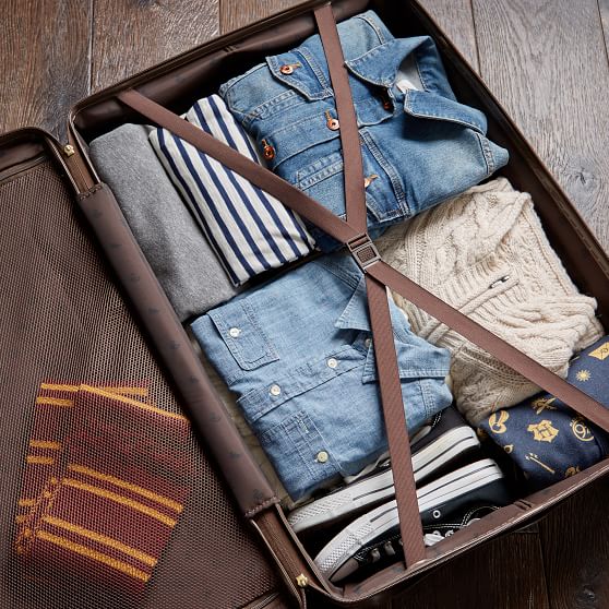 Harry Potter™ Hard-Sided Ravenclaw™ Checked Spinner Suitcase | Pottery ...