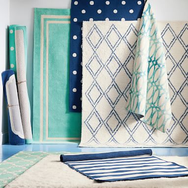 Watercolor Trellis Rug | Teen Rug | Pottery Barn Teen