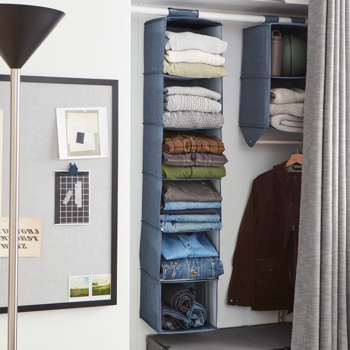 Recycled Hanging Closet Sweater Organizer | Pottery Barn Teen