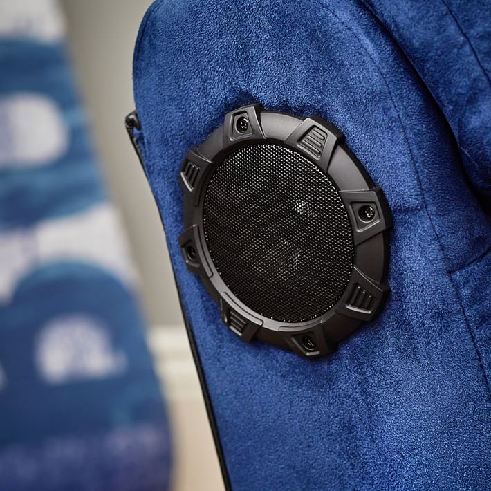 Navy Suede Gaming Chair | Pottery Barn Teen