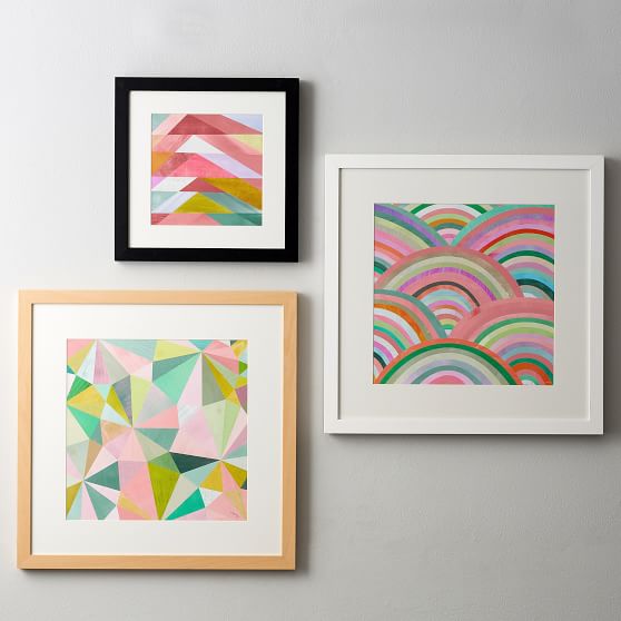 Prism Multicolor Abstract Art | Wall Prints | Pottery Barn Teen