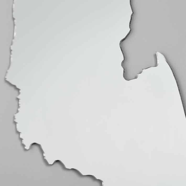 No Nails State Pride Mirrors | Dorm Wall Decor | Pottery Barn Teen