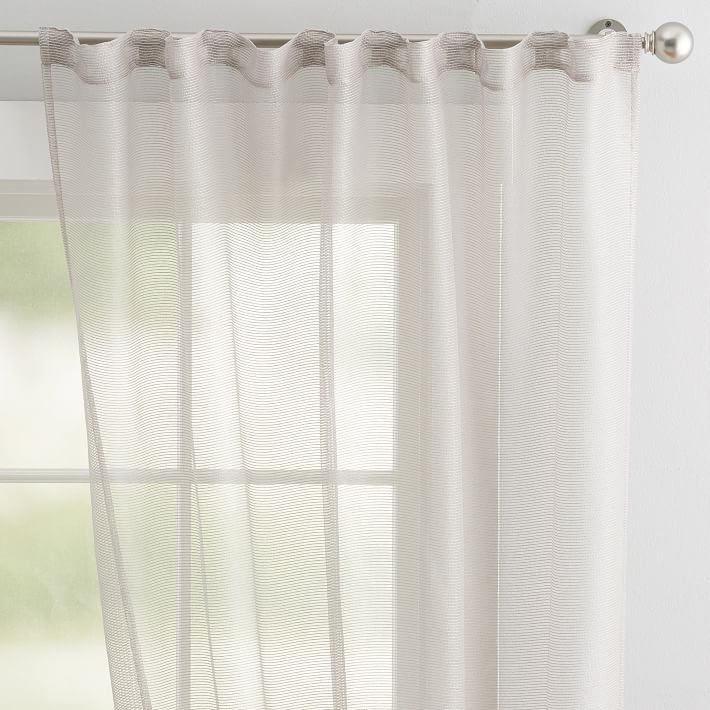 Room Divider Sheer Curtain | Teen Curtains | Pottery Barn Teen