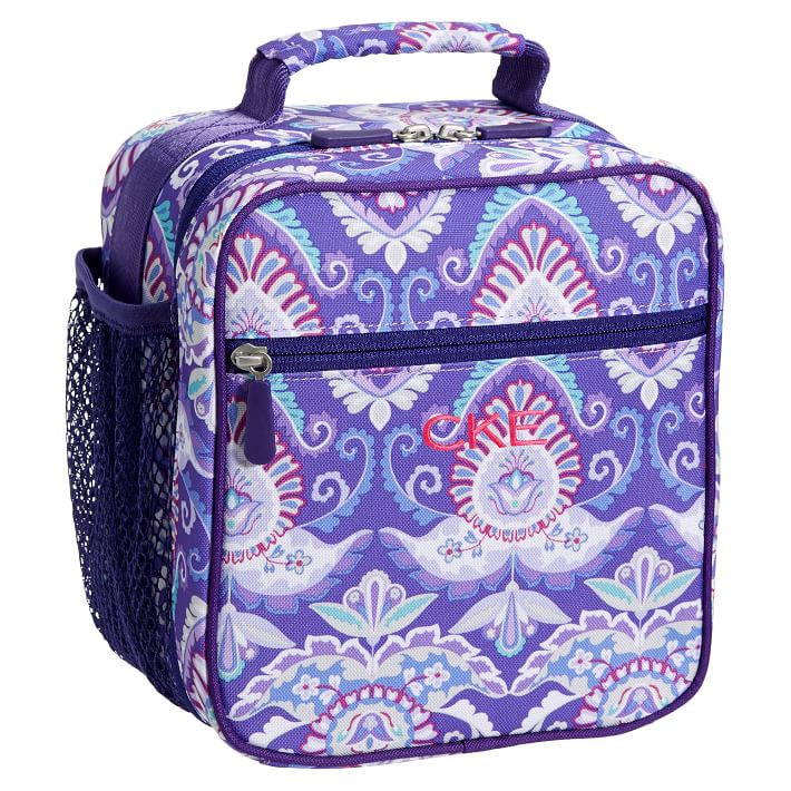 Purple Deco Medallion Classic Lunch Box For Teens | Pottery Barn Teen