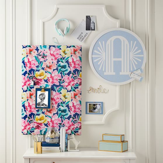 Floral Pin-It Pinboard | Wall Organizers | Pottery Barn Teen