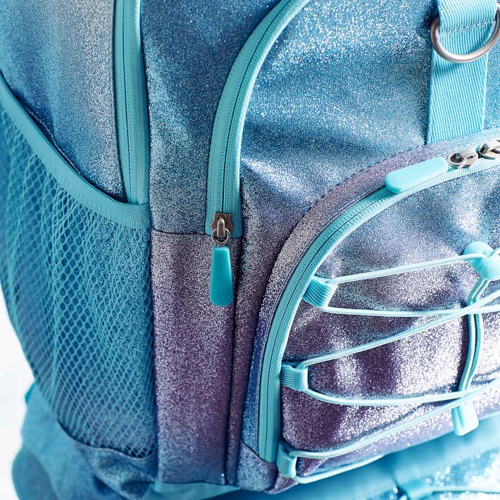 Purple & Pool Ombre Glitter Teen Backpack | Pottery Barn Teen