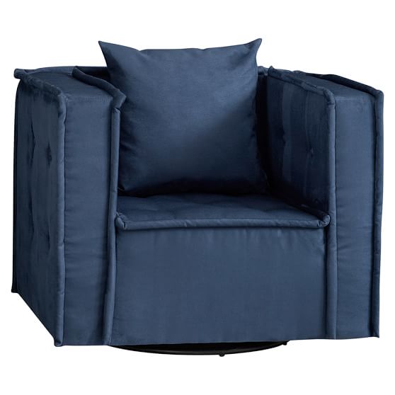 Cushy Swivel Chair | Lounge Chair | Pottery Barn Teen
