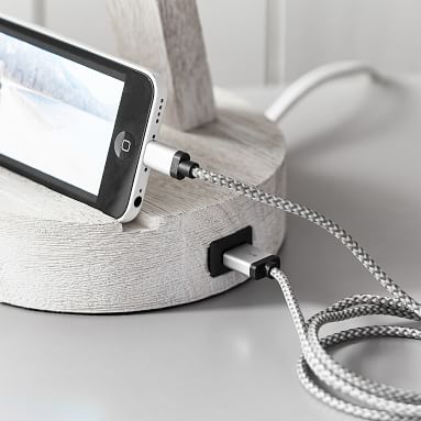 Wooden Task Lamp with USB | Teen Lamp | Pottery Barn Teen