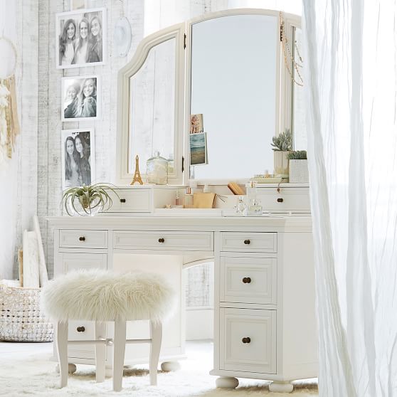 Himalayan Glam Vanity Stool | Teen Vanity | Pottery Barn Teen