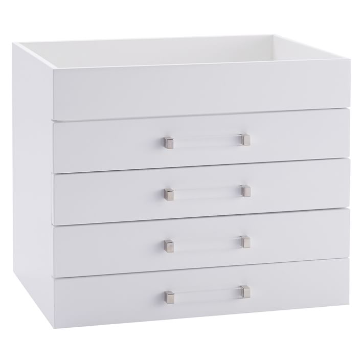 White Lacquer Beauty Tower - Sale | Pottery Barn Teen