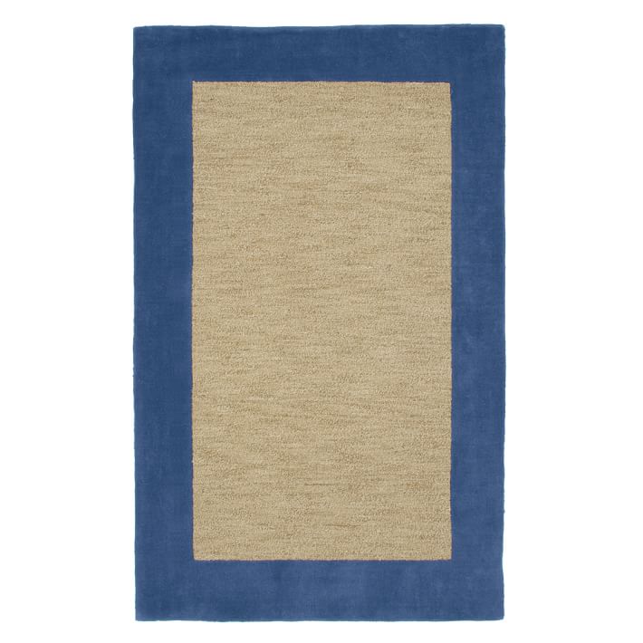 Boys Classic Wool Border Rug | Teen Rug | Pottery Barn Teen
