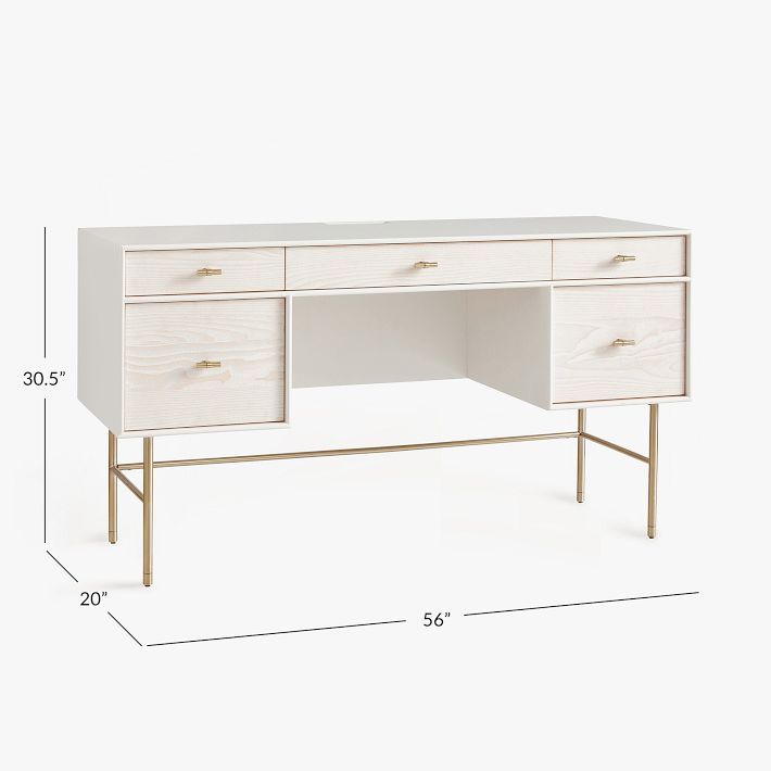 west elm x pbt Modernist Smart™ Storage Desk | Pottery Barn Teen
