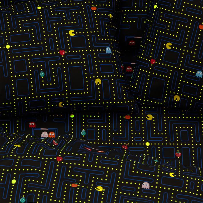 PAC-MAN™ Glow-in-the-Dark Sheet Set | Pottery Barn Teen