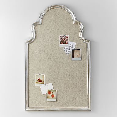 Arch Pinboard, Silver | Wall Organizers | Pottery Barn Teen