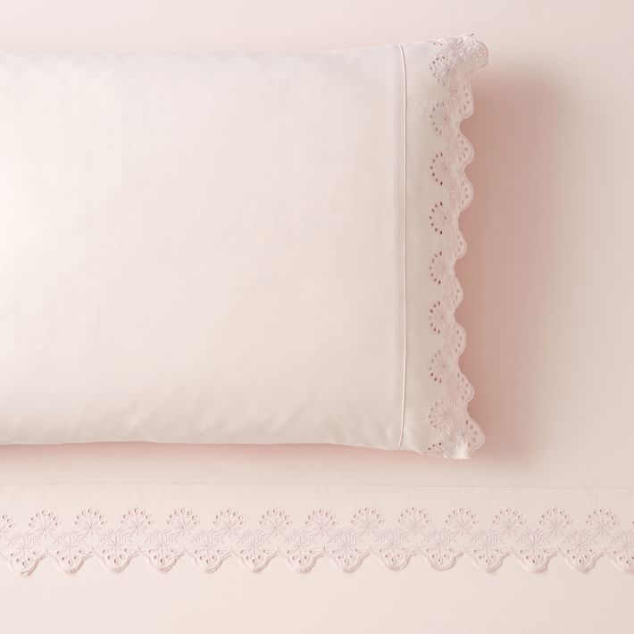 Microfiber Eyelet Twin XL Sheets | Pottery Barn Teen