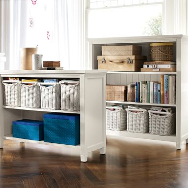 Beadboard 2-Shelf Bookshelf | Pottery Barn Teen