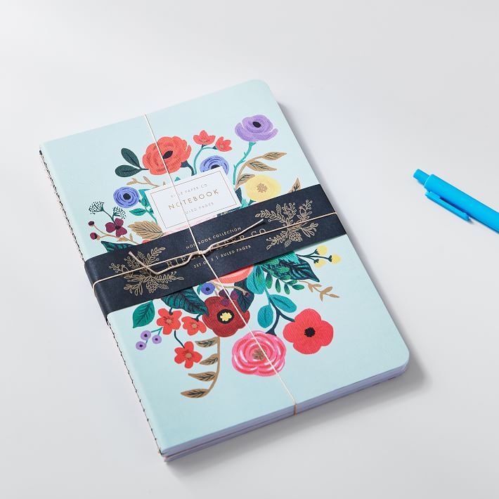 Rifle Paper Co. Garden Party Stitched Notebooks | Desk Accessories ...