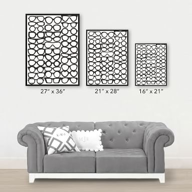 Spectacles Framed Art | Wall Prints | Pottery Barn Teen