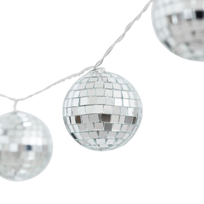 Disco Ball String Lights For Bedroom | Pottery Barn Teen